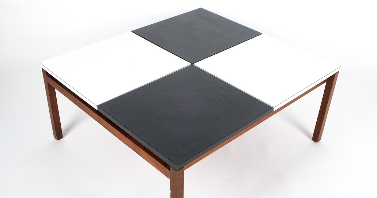 Lewis Butler Black and White Coffee table, Knoll – DERIVE